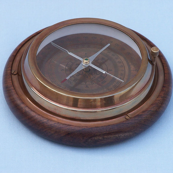 Handcrafted Nautical Decor Directional Desktop Compass Sculpture Wayfair